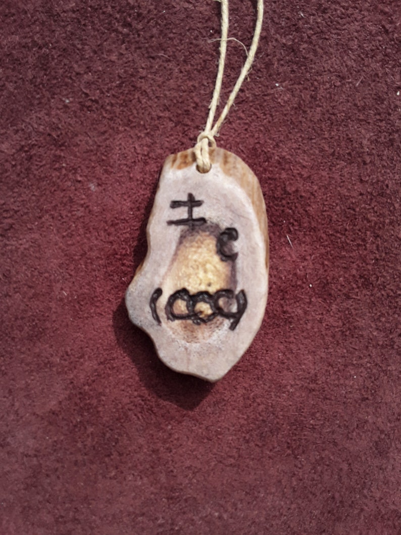 Werewolf 'dog Tag' Custom Carved Antler Character - Etsy