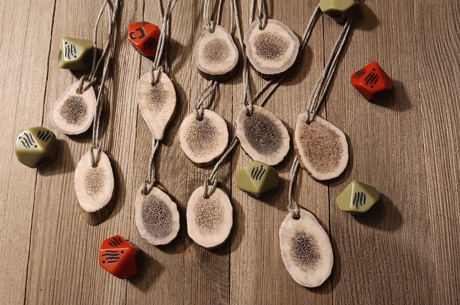 5th Edition Werewolf Totem Antler Slice Pendants - Etsy