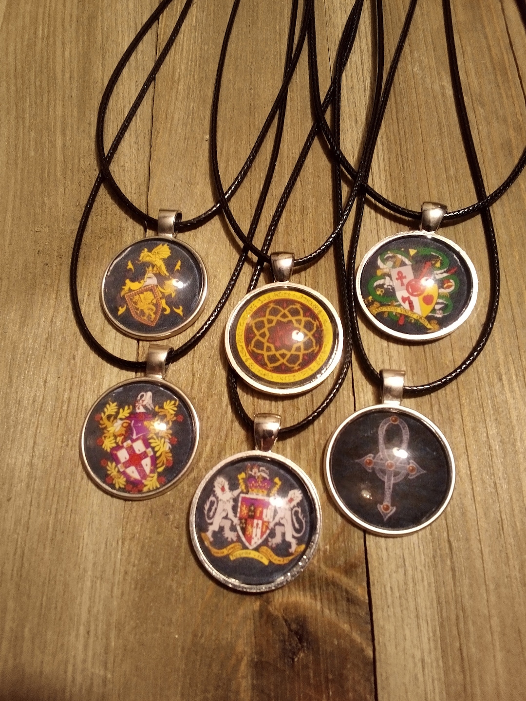 Custom Dark Ages Vampire Crest Glass Pendants - Etsy