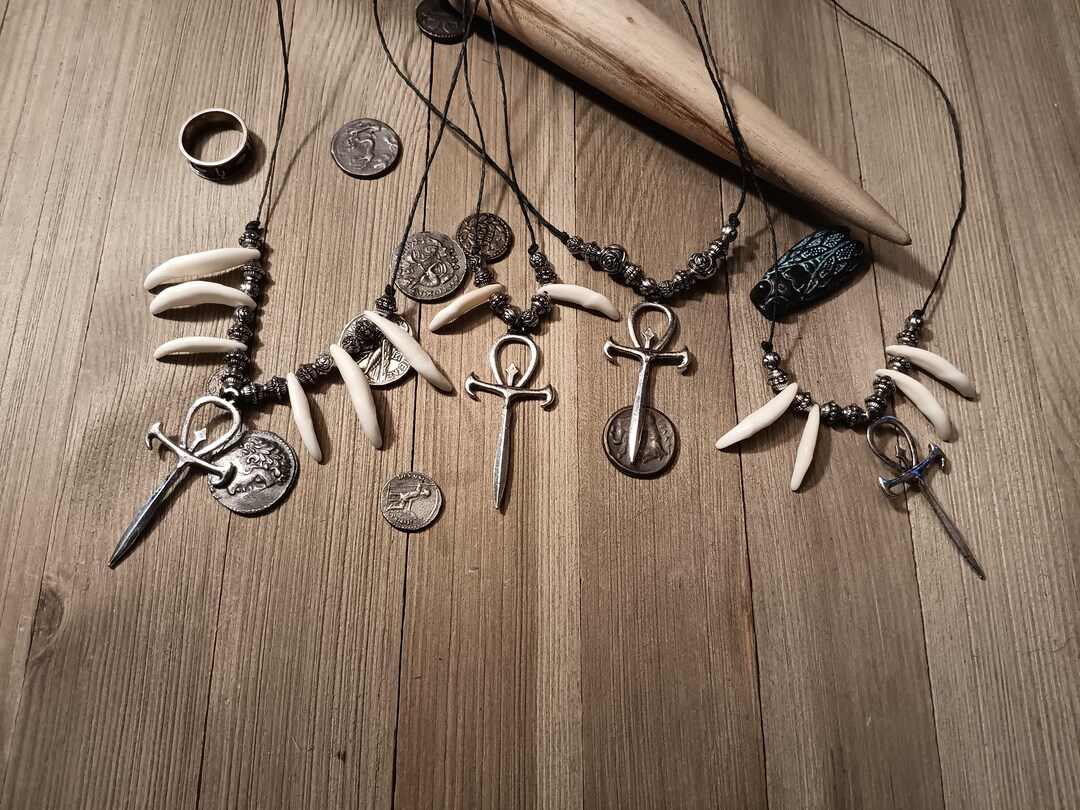 Vampire Trophy Ankh Necklaces - Etsy