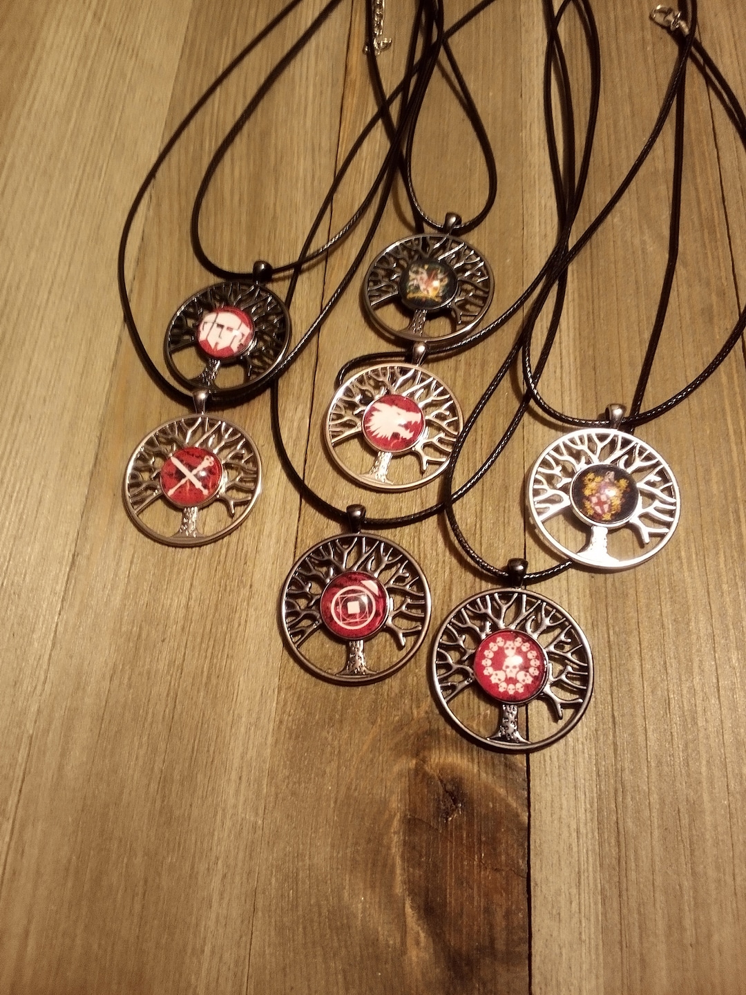 Vampire Themed Tree of Death Glass Dome Pendants - Etsy