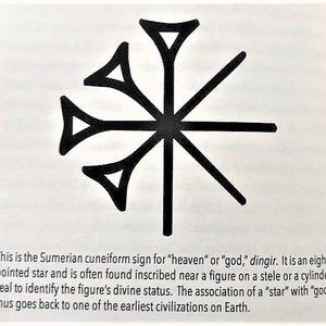 Resin Sumerian Dingir Amulet - Etsy