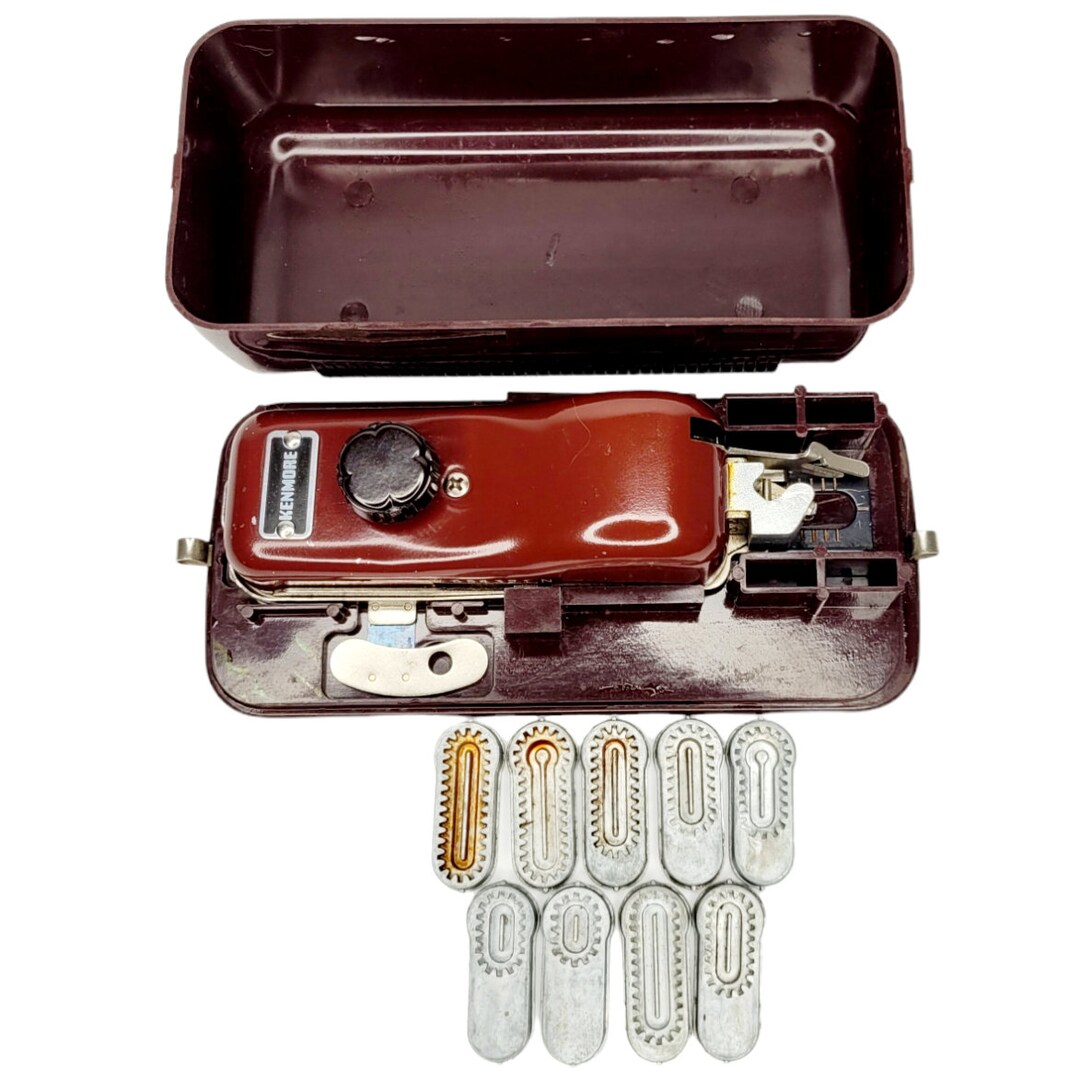 1940's Kenmore Bakelite Box Case With Sewing Machine Buttonholer ...