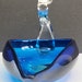 ARDCO Royal Blue Glass Swan Nut Dish Made in Japan Original Label - Etsy