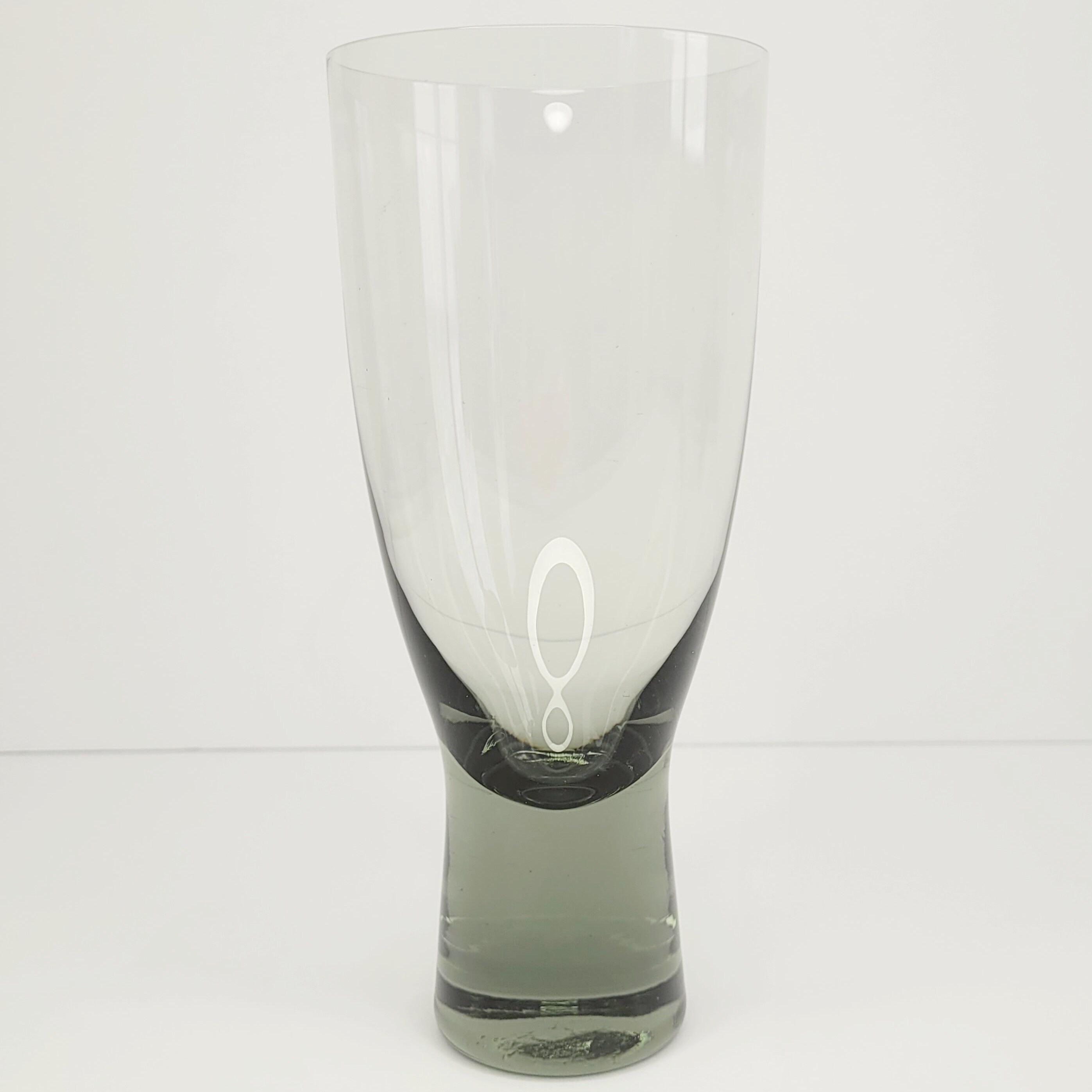 Kastrup Holmegaard Scanada Canada Steel Gray Water Glass Grey - Etsy