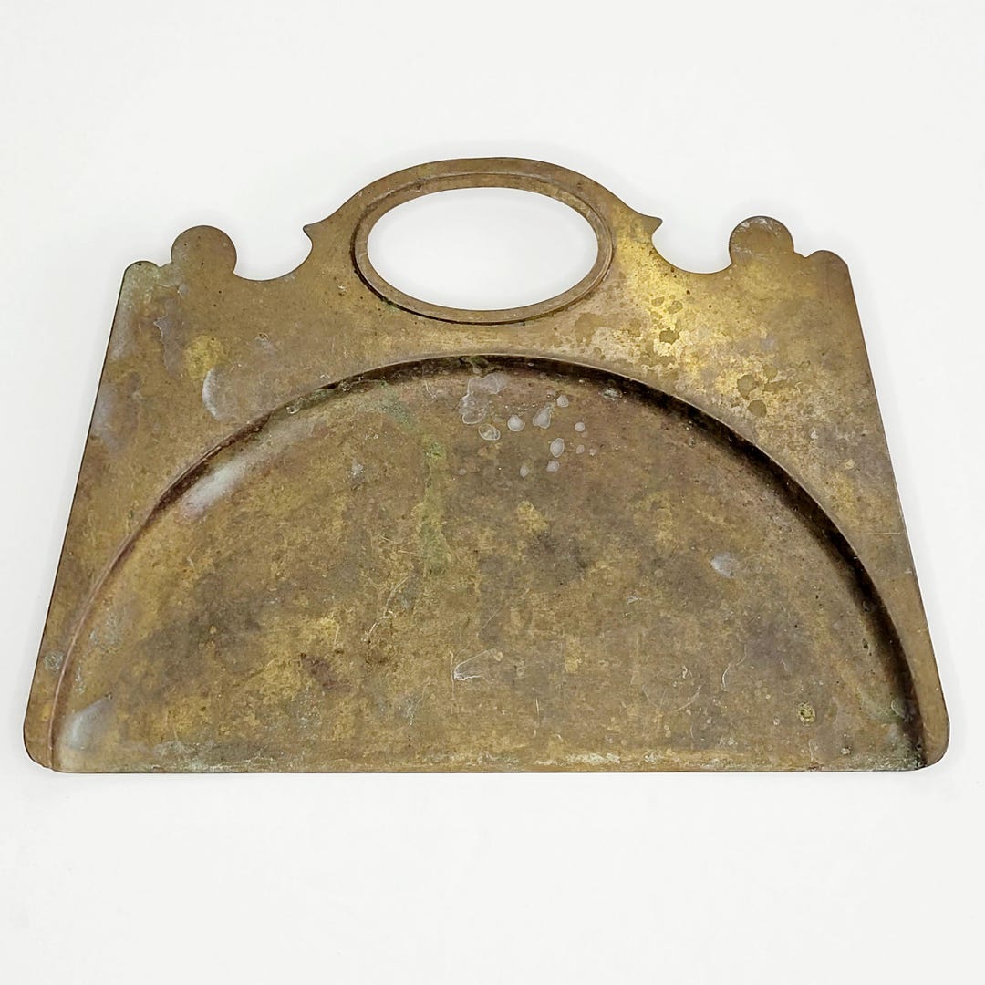 Brass Crumb Catcher Silent Butler Dust Pan No Brush - Etsy