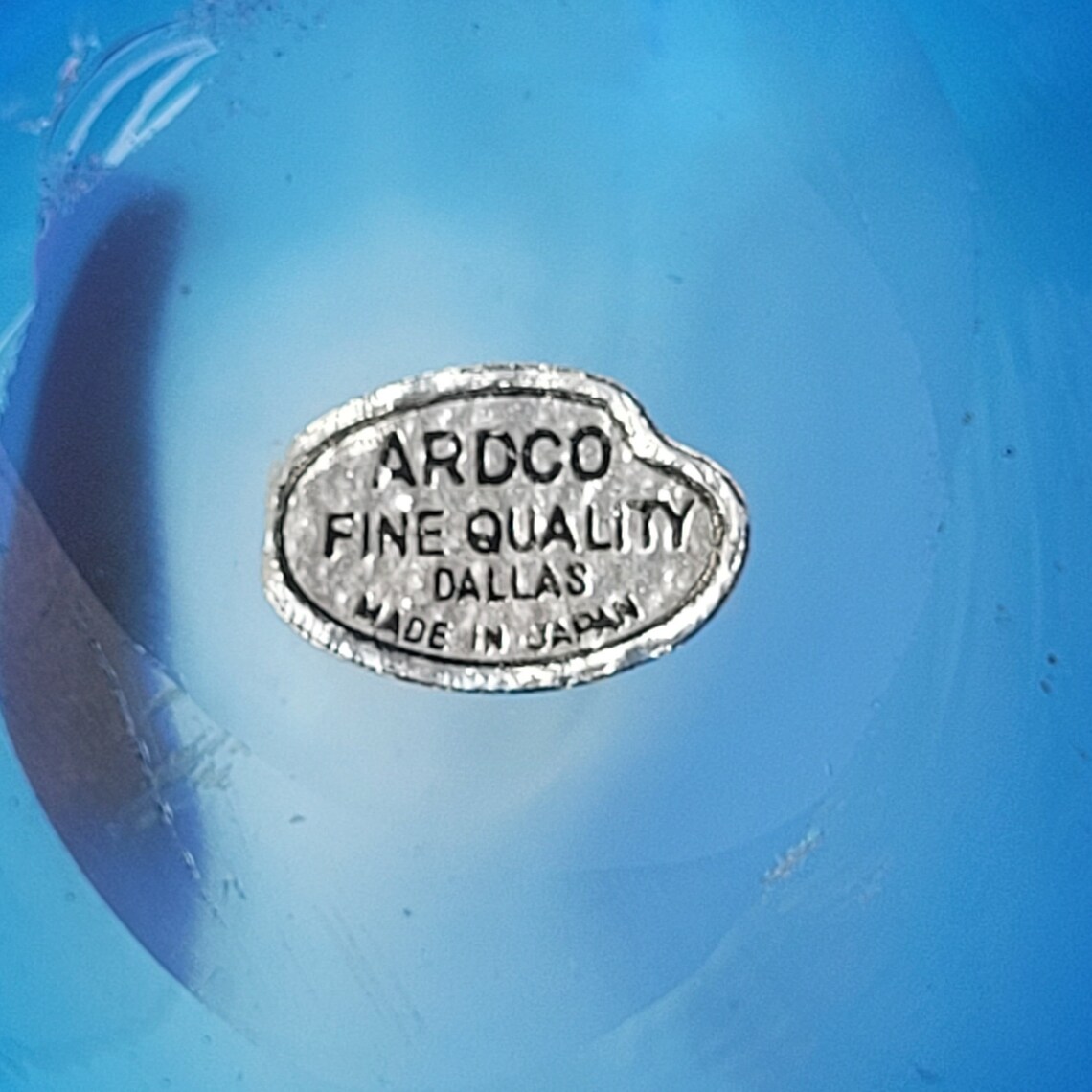 ARDCO Royal Blue Glass Swan Nut Dish Made in Japan Original Label - Etsy