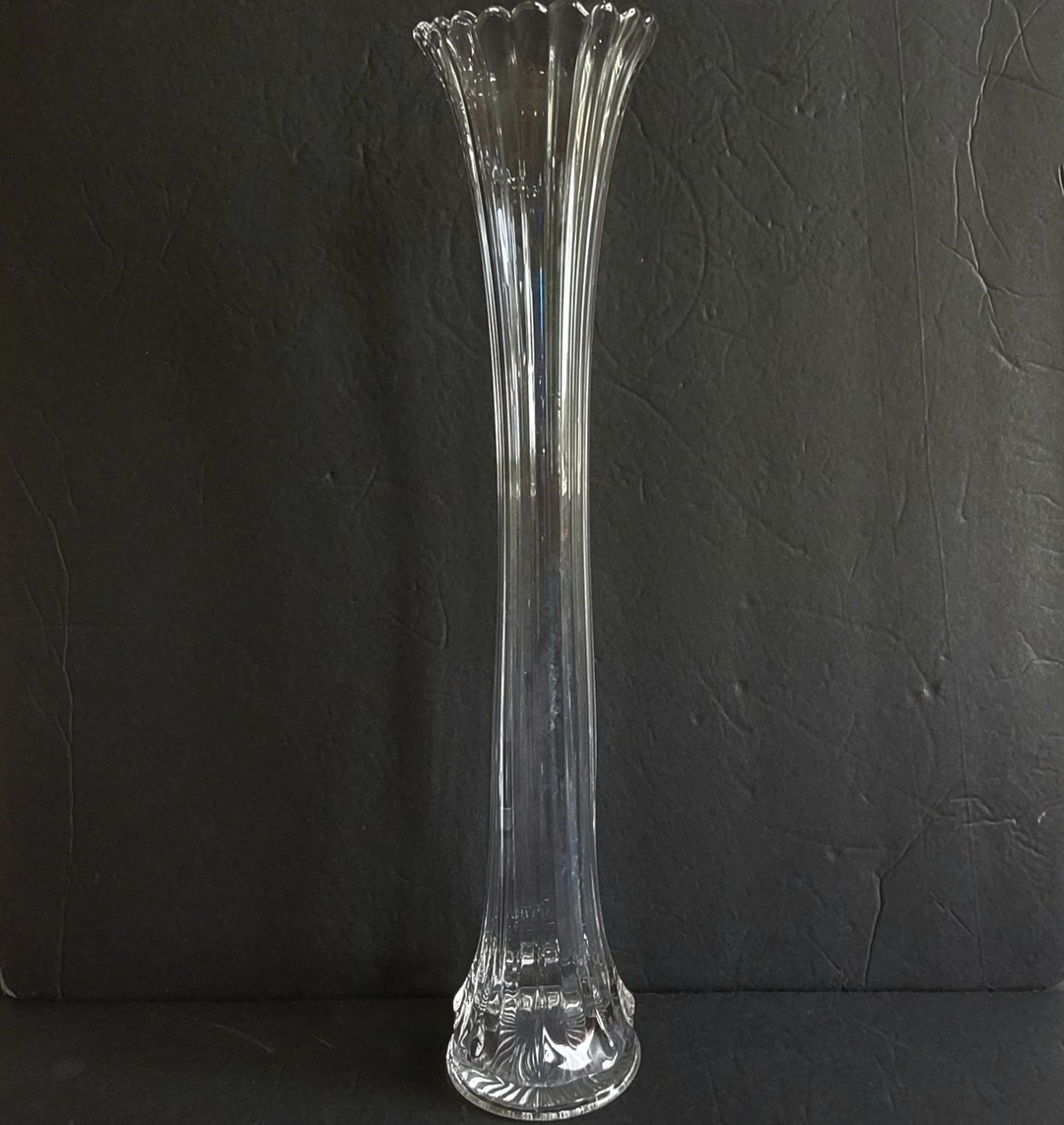 Fostoria No. 1002 Clear Scalloped Swung Vase Circa 1905-08 - Etsy
