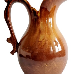 Haeger Tawny Brown Glaze 4060 Wash Basin 4058 Pitcher - Etsy