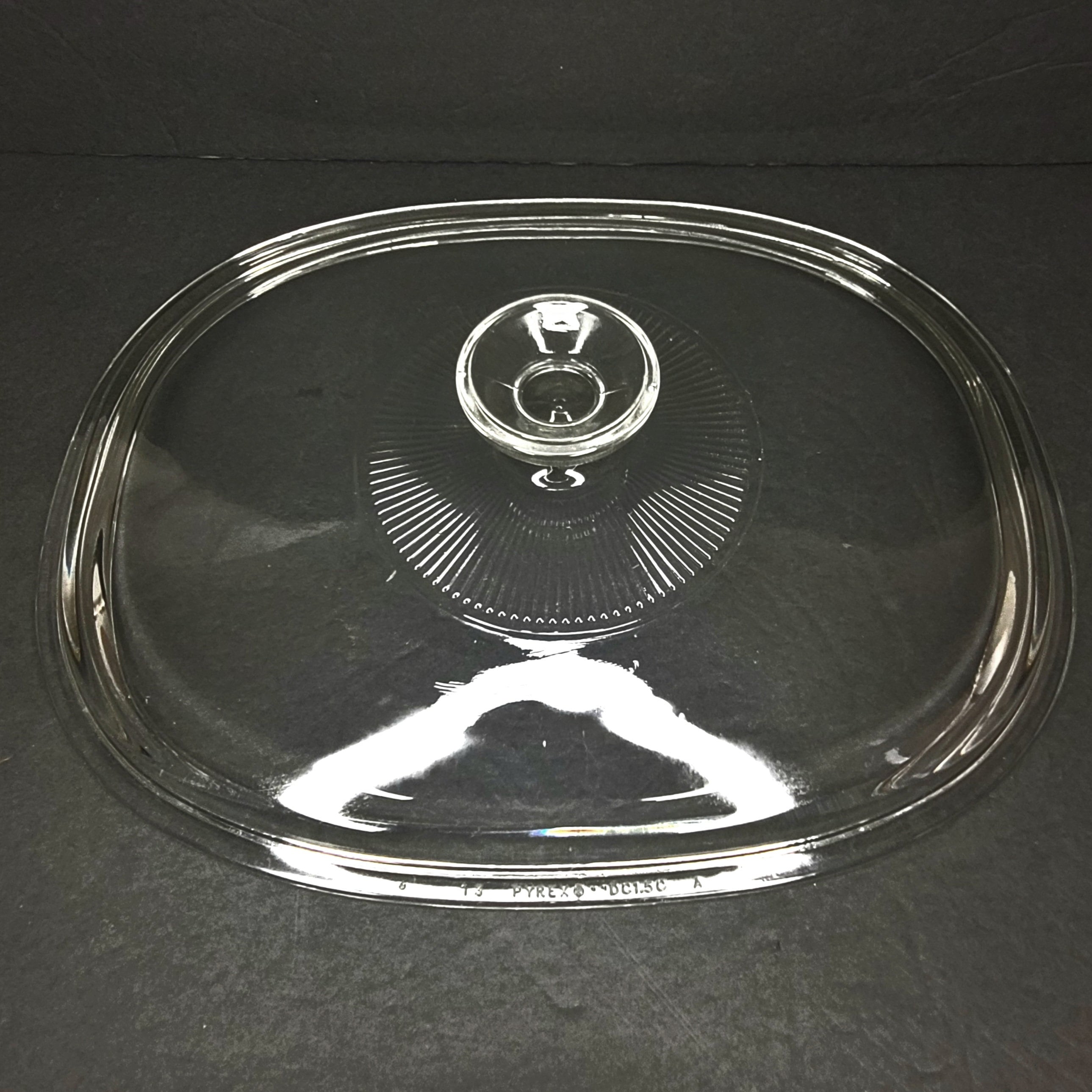 Pyrex Oval DC1.5C Clear Glass Lid ONLY - Etsy