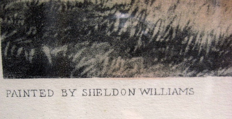 Gone Away Fox Hunt Framed Sheldon Williams E G Hester Campbell | Etsy