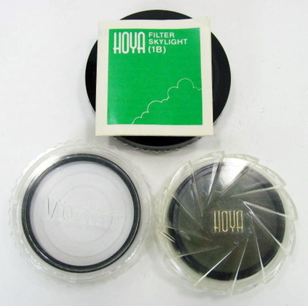 Hoya 49mm PL Split Ring CS Cross Screen 52mm Skylight 1B Lens Filter ...