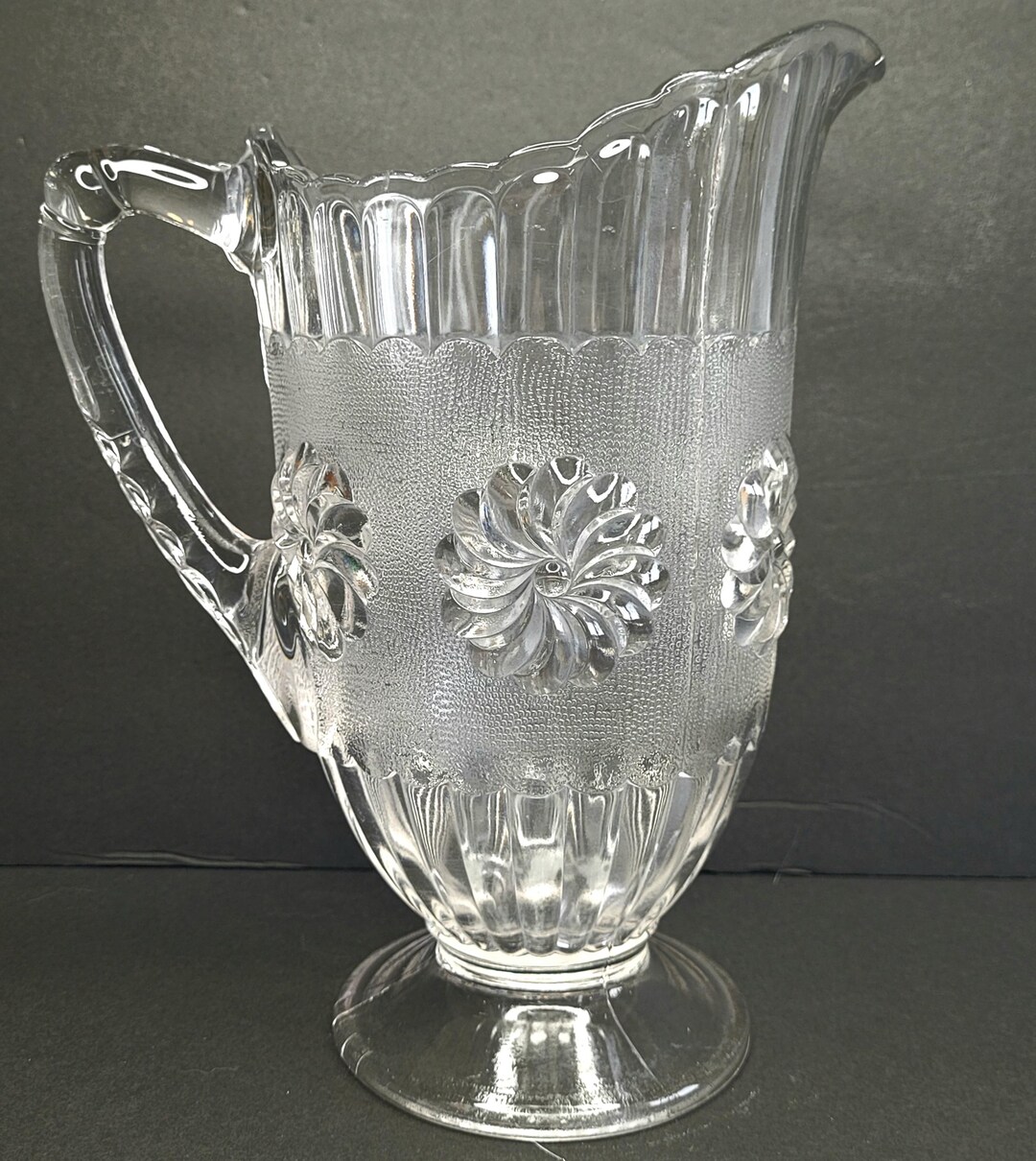 U.S. Glass #15030 Roman Rosette EAPG Pitcher - Etsy