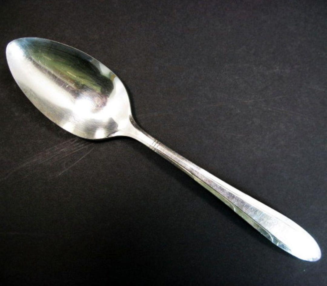 Nobility Plate Oneida Silverplate Reverie Table Serving Spoon Ca1937 ...