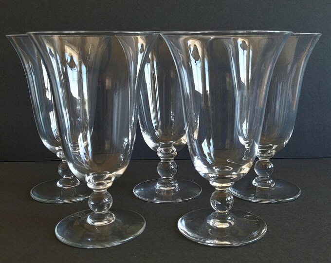 Imperial Glass Candlewick Iced Tea Goblets Set of 5 - Etsy