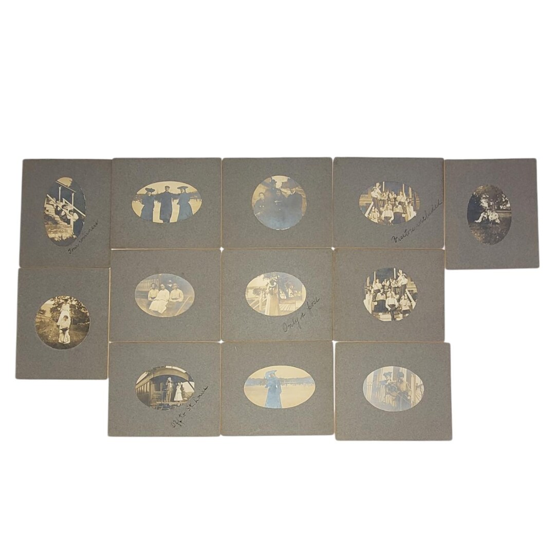 Gelatin Silver Prints Card-mounted Photograph North Carolina Set of 12 ...