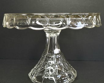 Indiana Glass Constellation Cake Stand - Etsy