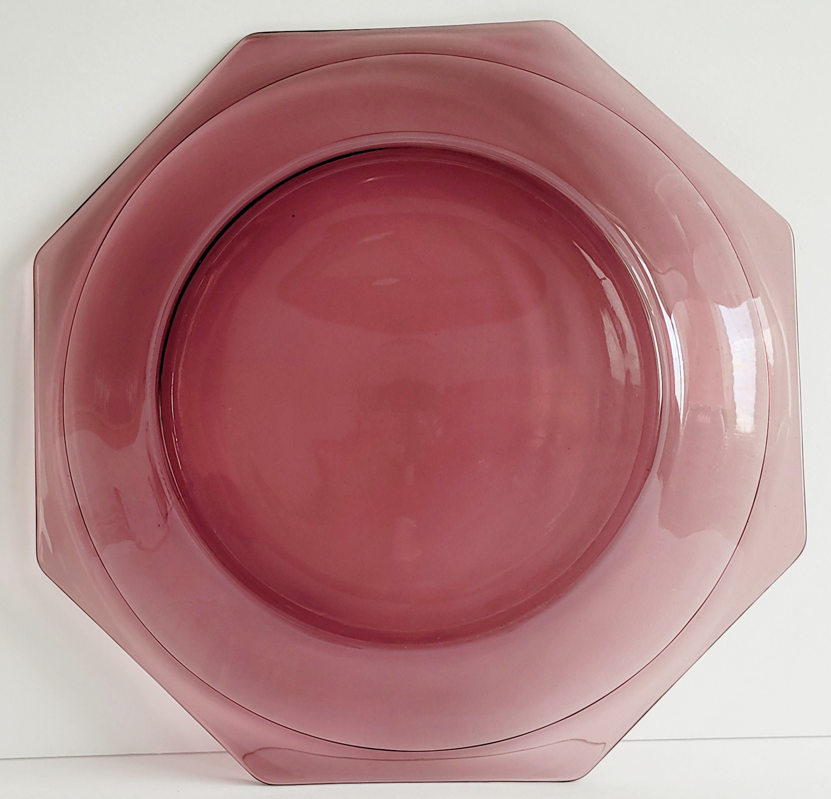 Hazel Atlas Moroccan Amethyst Purple Octagonal Dinner Plate - Etsy