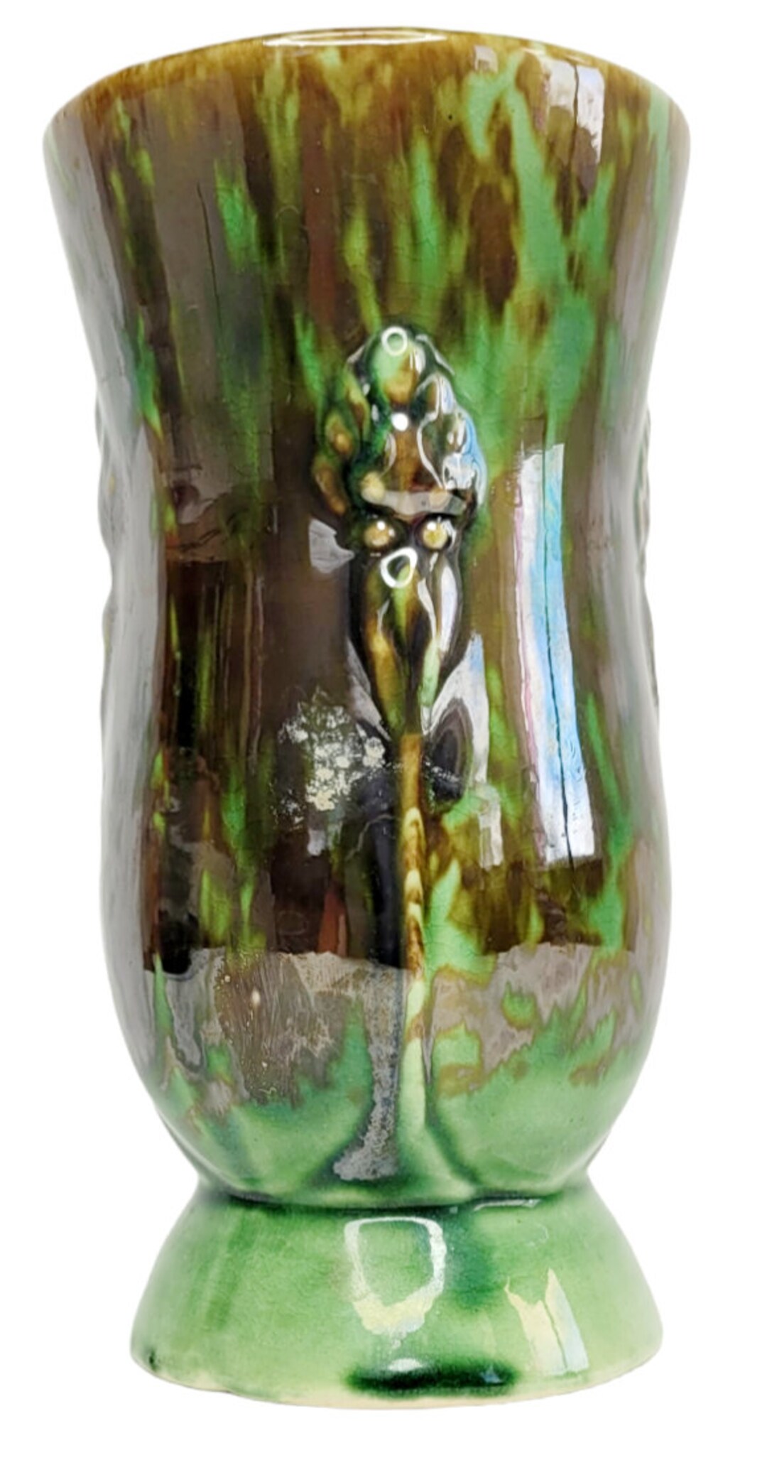 Brush Art Pottery 502 Blended Glaze Vase - Etsy