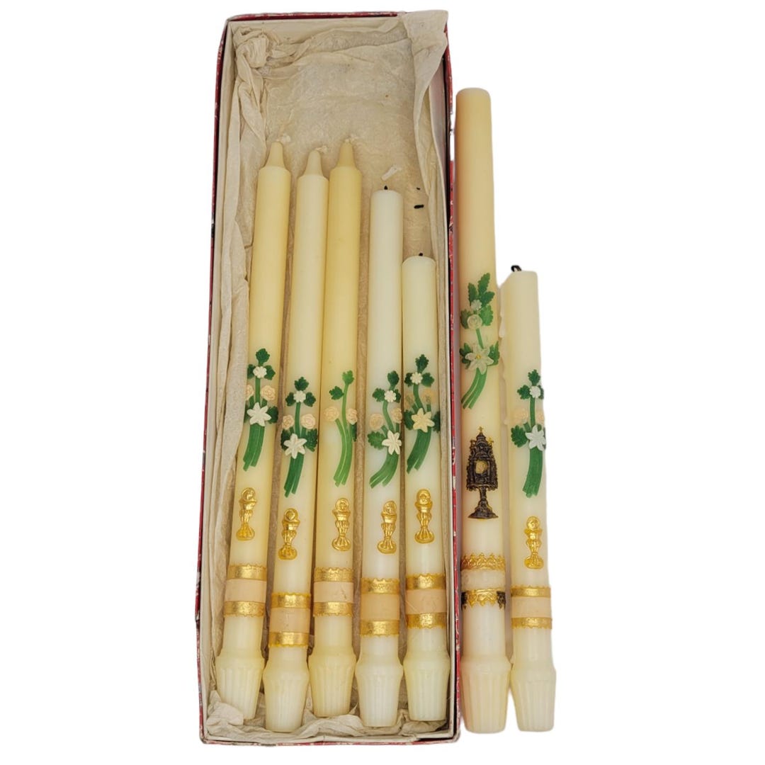 1st Communion Candles Set of 7 Boston Store Milwaukee Wisconsin ...