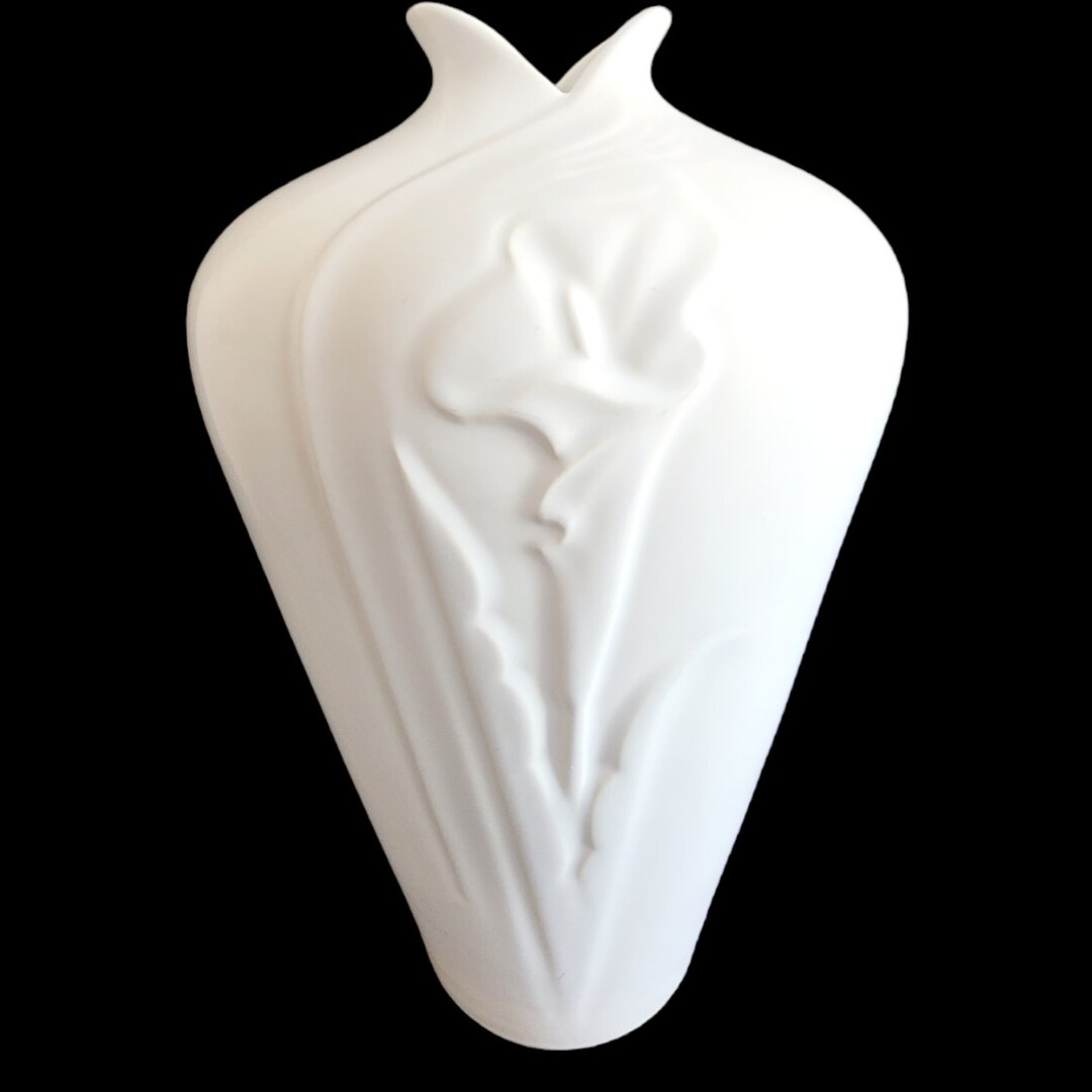 Haeger #7100 White Calla Lily 16 1/2" Large Floor Vase - Etsy