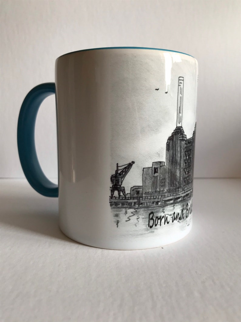 Battersea Boy Born and Bred Power Station 11 Oz Porcelain Mug - Etsy UK
