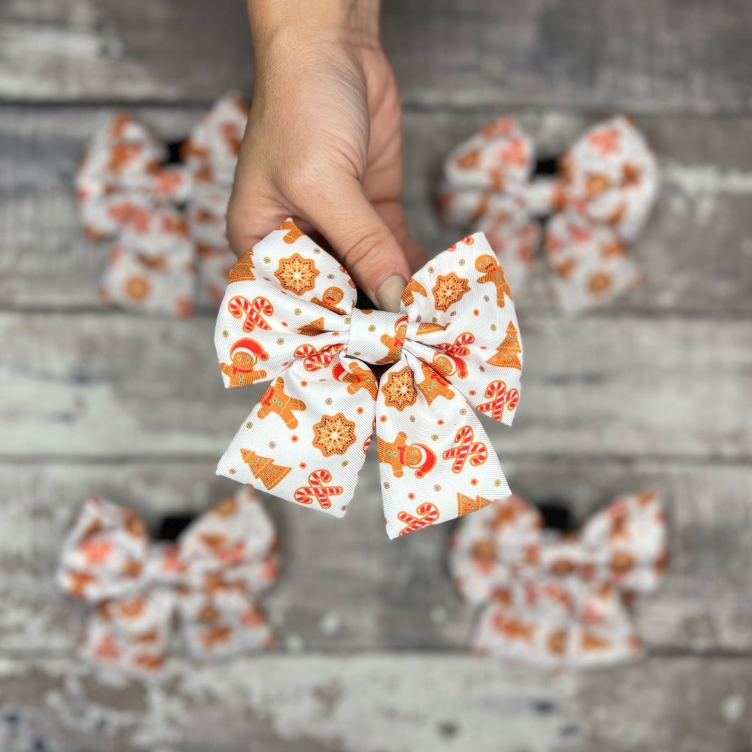 Christmas Dog Bow/ DOG BOW TIE // Sailor Bow / Cute Dog Bow / Dog Bow ...