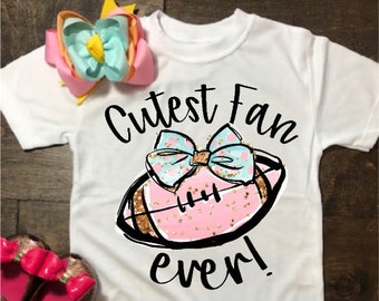 Girls football shirt | Etsy