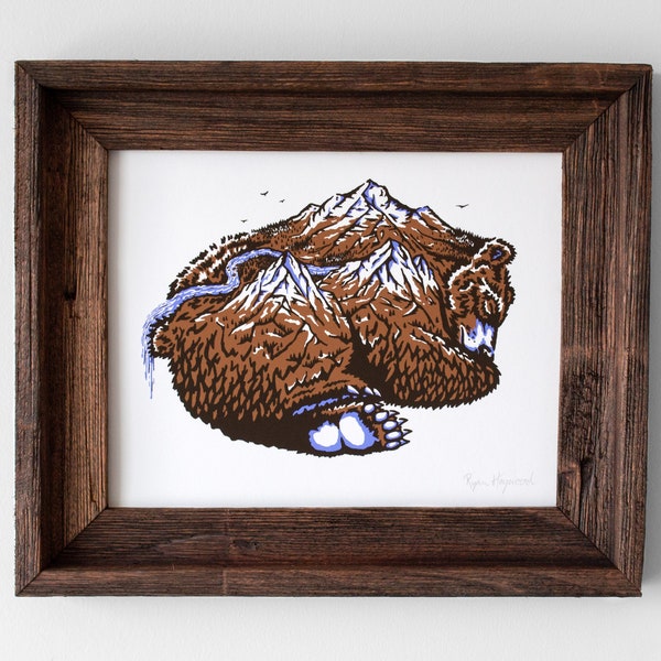 Sleeping Bear Art - Etsy