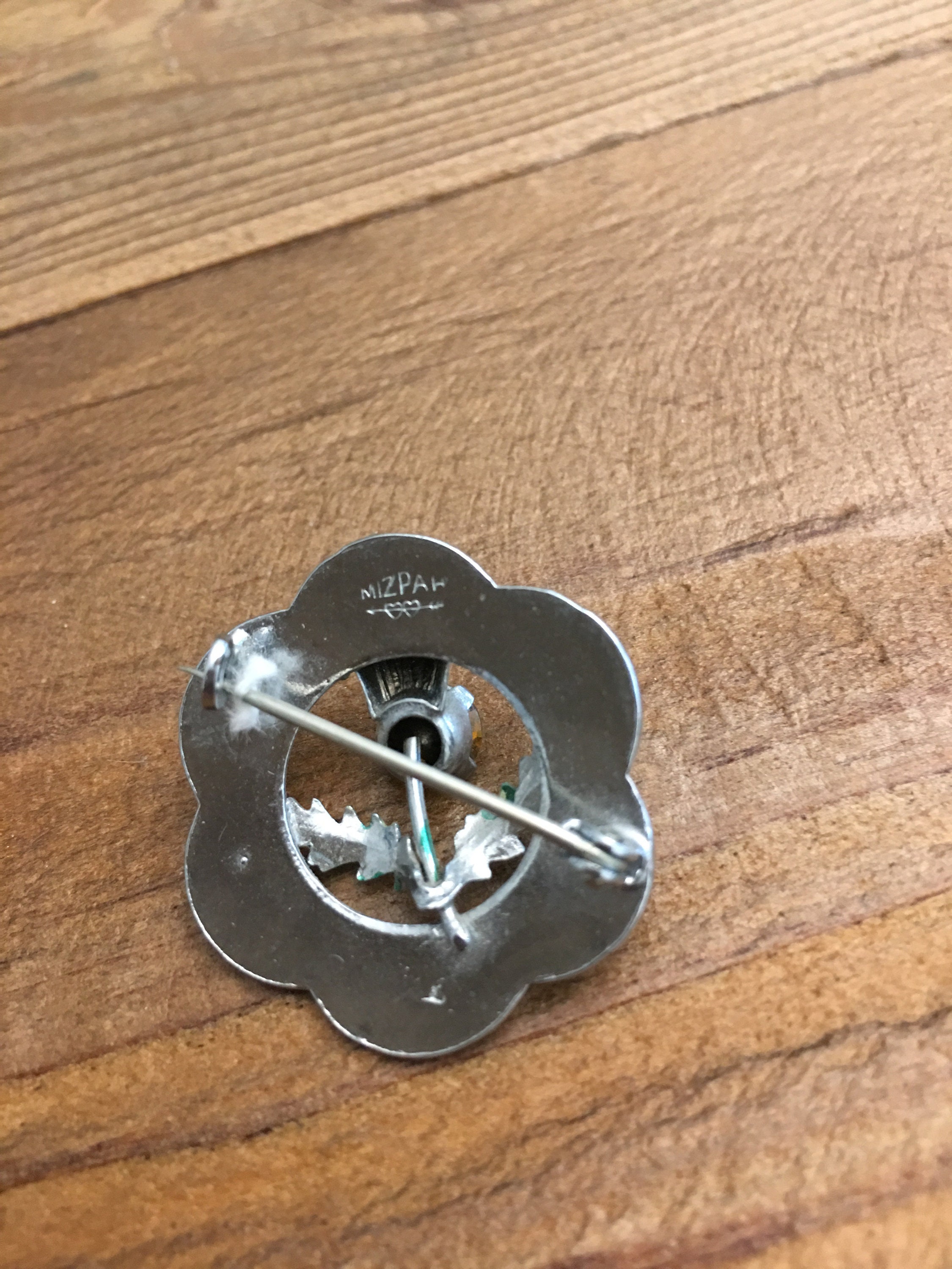 Vintage Mizpah Small Scottish Thistle Pin - Etsy