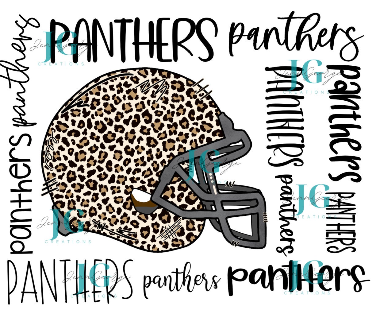 Leopard Print Helmet Mascots, PNG, Sublimation File - Etsy