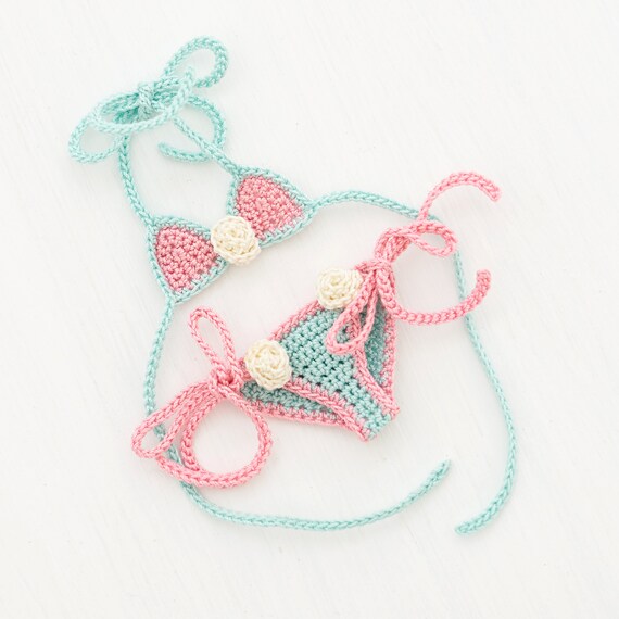 Itty Bitty Crochet Bikini For Blythe Doll Made To Order Etsy