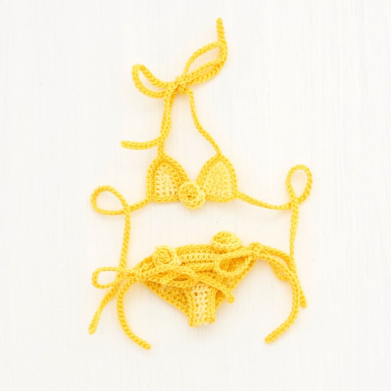 Itty Bitty Crochet Bikini For Blythe Doll Etsy