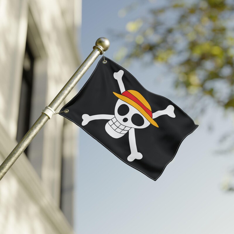 One Piece Straw Flag - Etsy