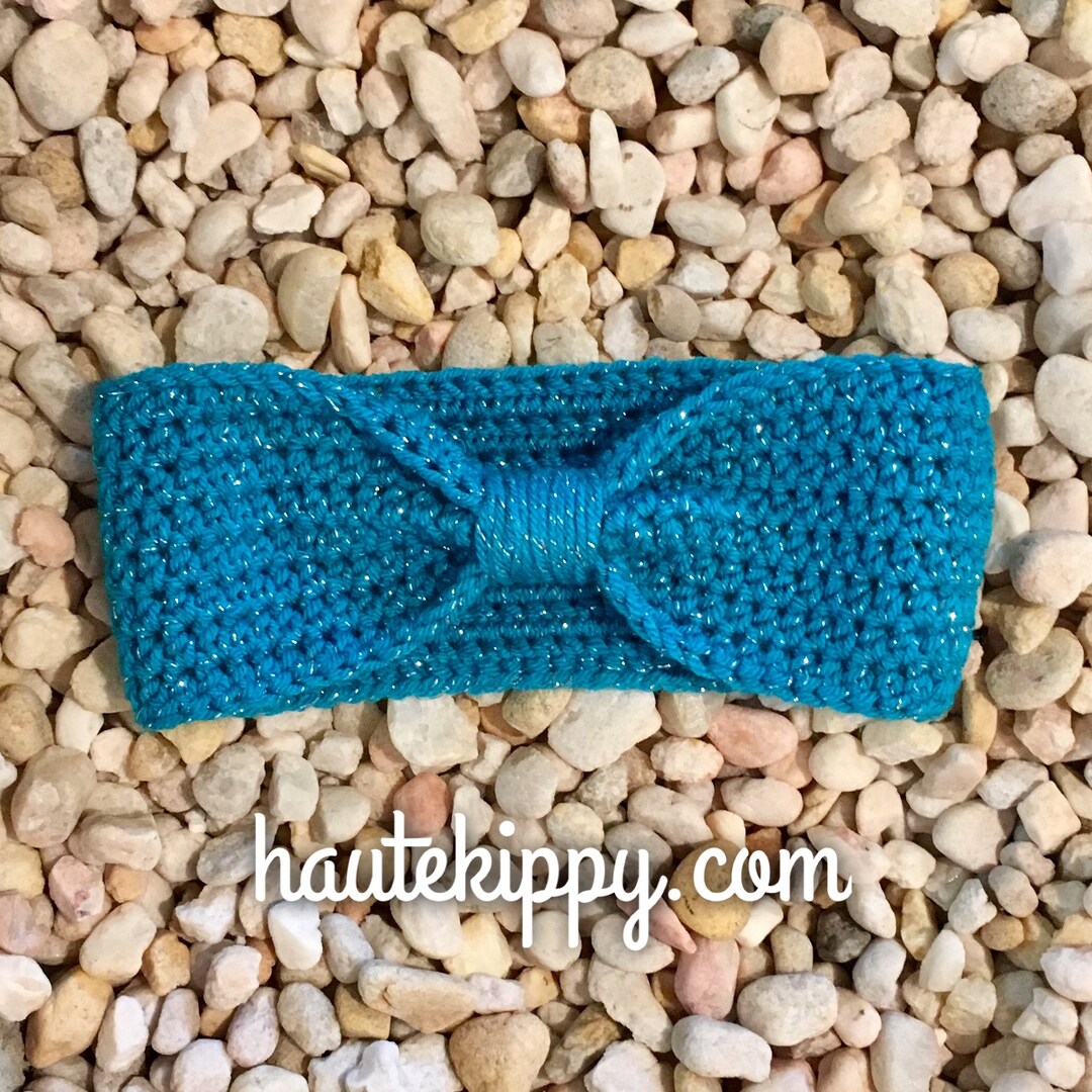 Crochet Pattern Tisha Bow Headband, Crochet Headband PDF Pattern - Etsy