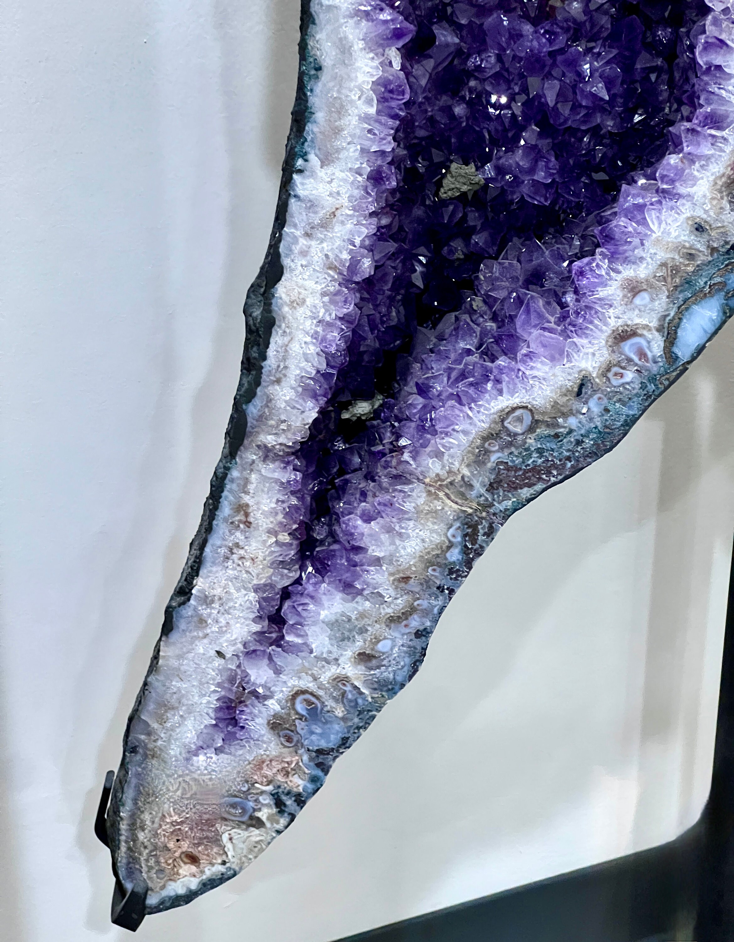 Super Quality Amethyst Wings on Tall Metal Stand 107.4 Kg - Etsy