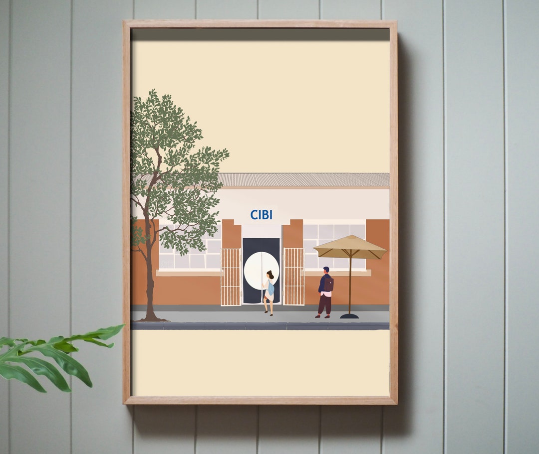 Melbourne Wall Art, Cibi Cafe, Fitzroy - Etsy