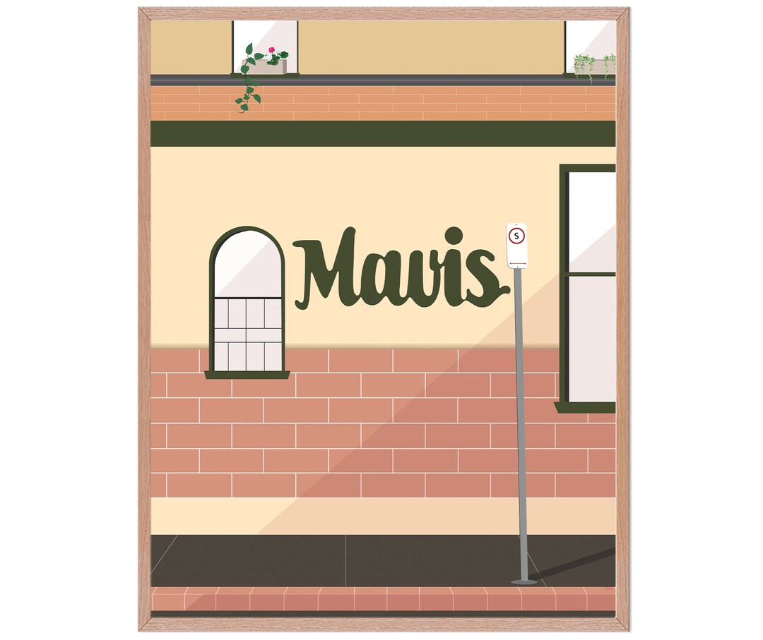 Mavis Cafe Melbourne Digital Download Wall Art Digital - Etsy