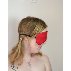 Leather Blindfold Eye Blinder Sleep Mask in Soft Red Deer - Etsy