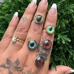 Custom Hand Drawn Eye Ring - Etsy