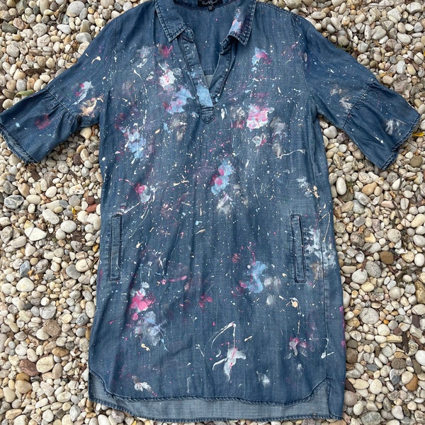 Hand Painted Dress - Etsy