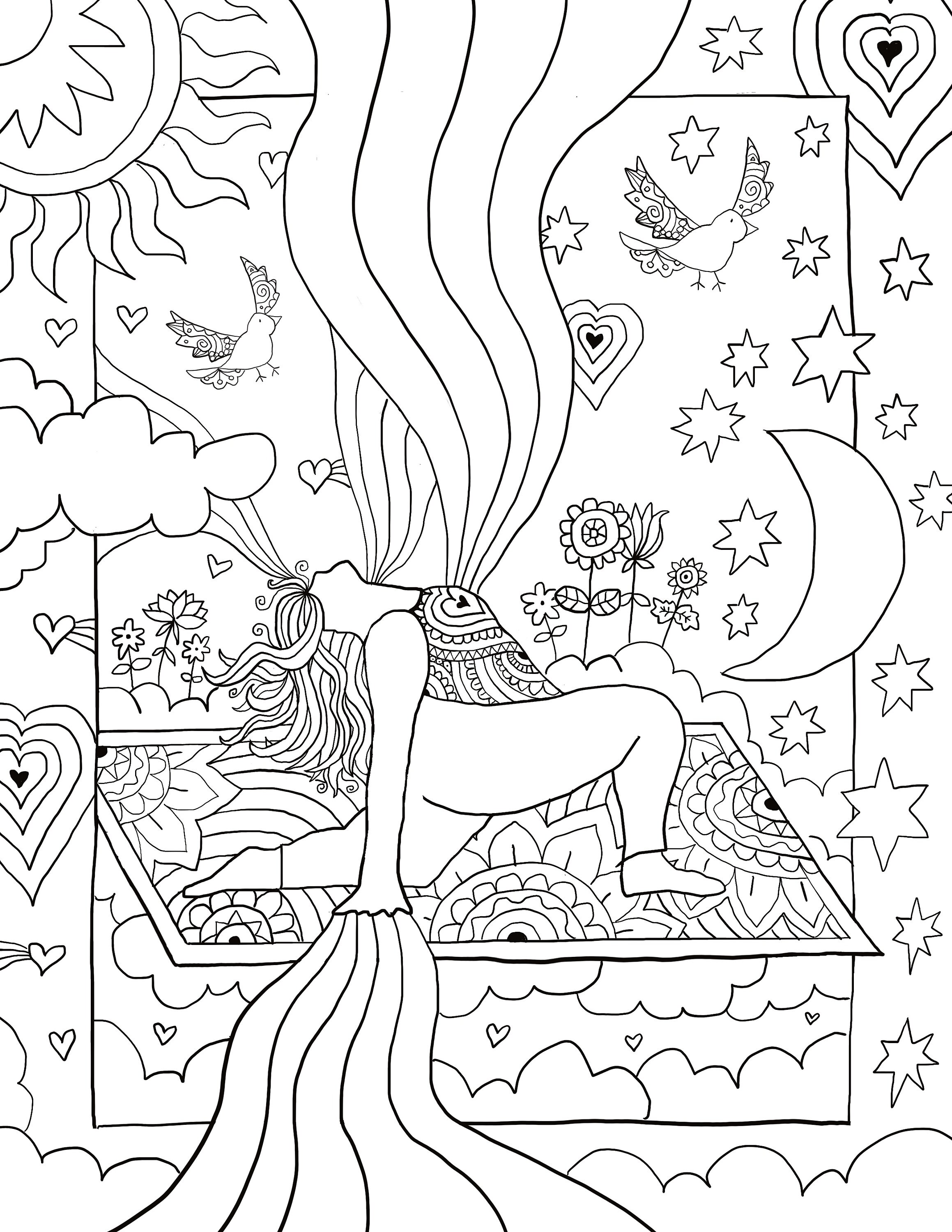 Color in the Void: Coloring Book & Journal - Etsy