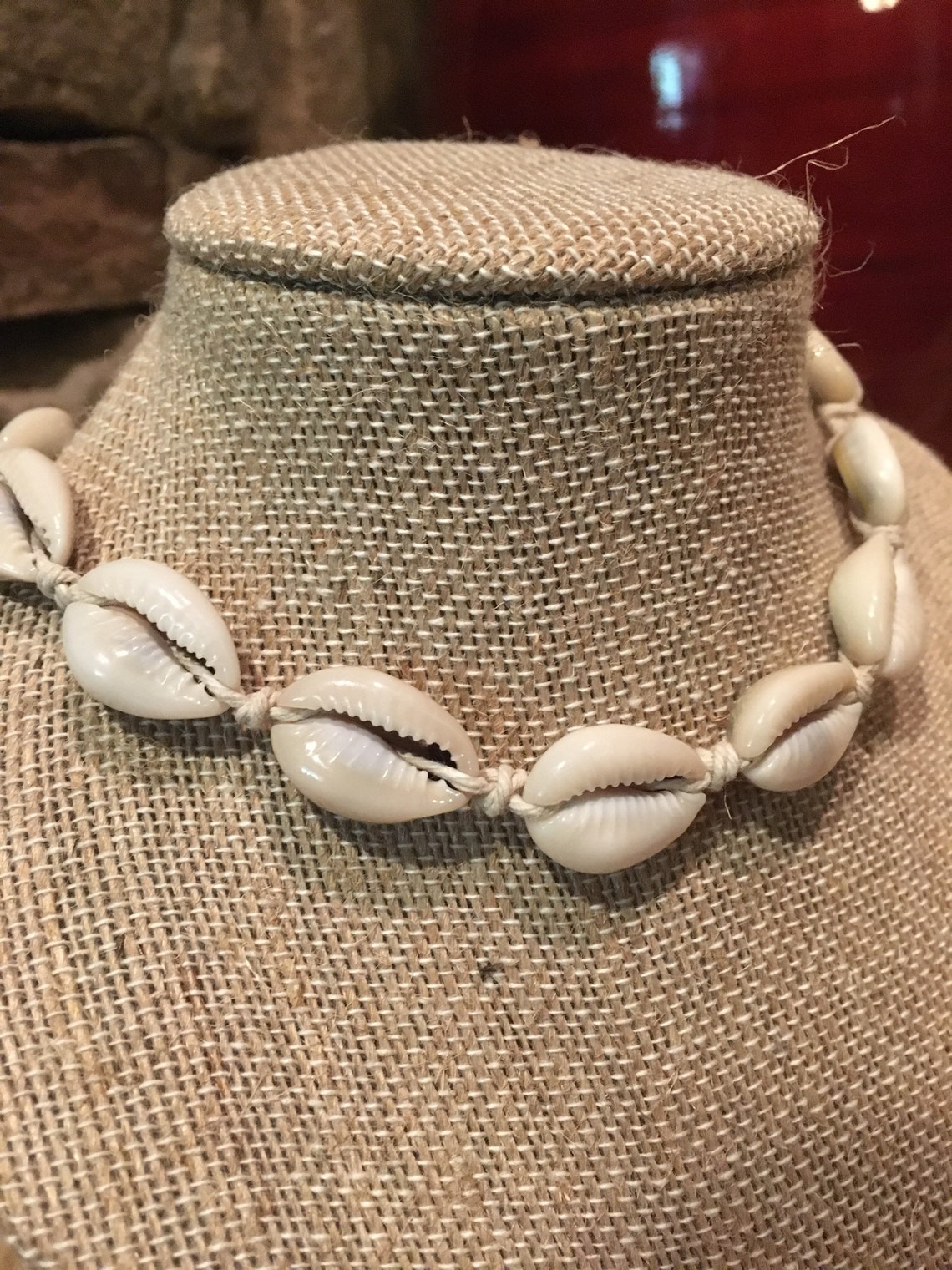 Cowrie Shell Choker Necklace Etsy