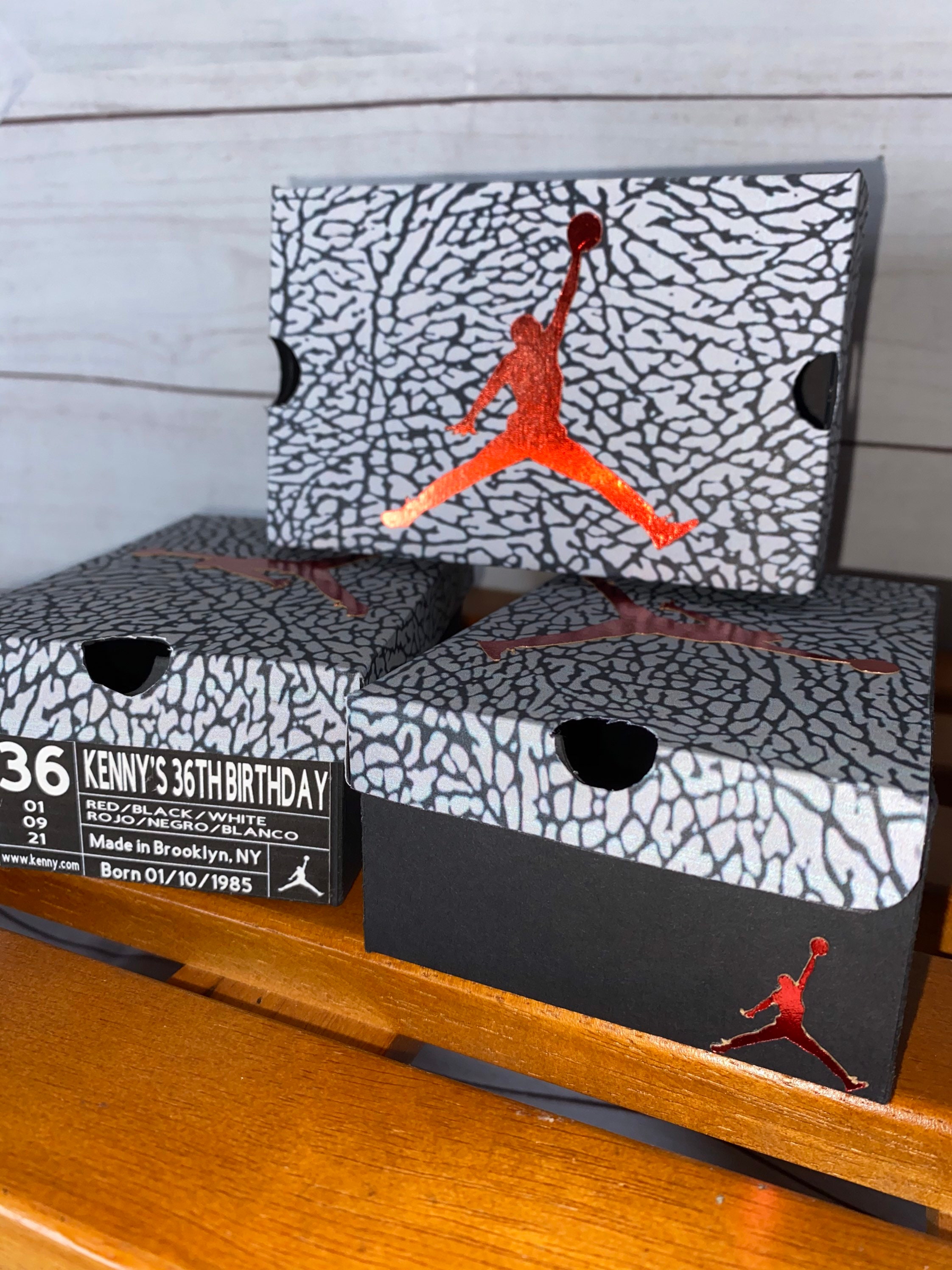 Jordan Sneaker Treat Boxes - Etsy