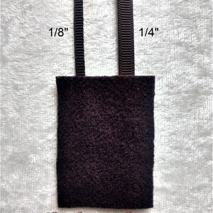 Hand Embroidered Brown Scapular Large Sacred and Immaculate - Etsy