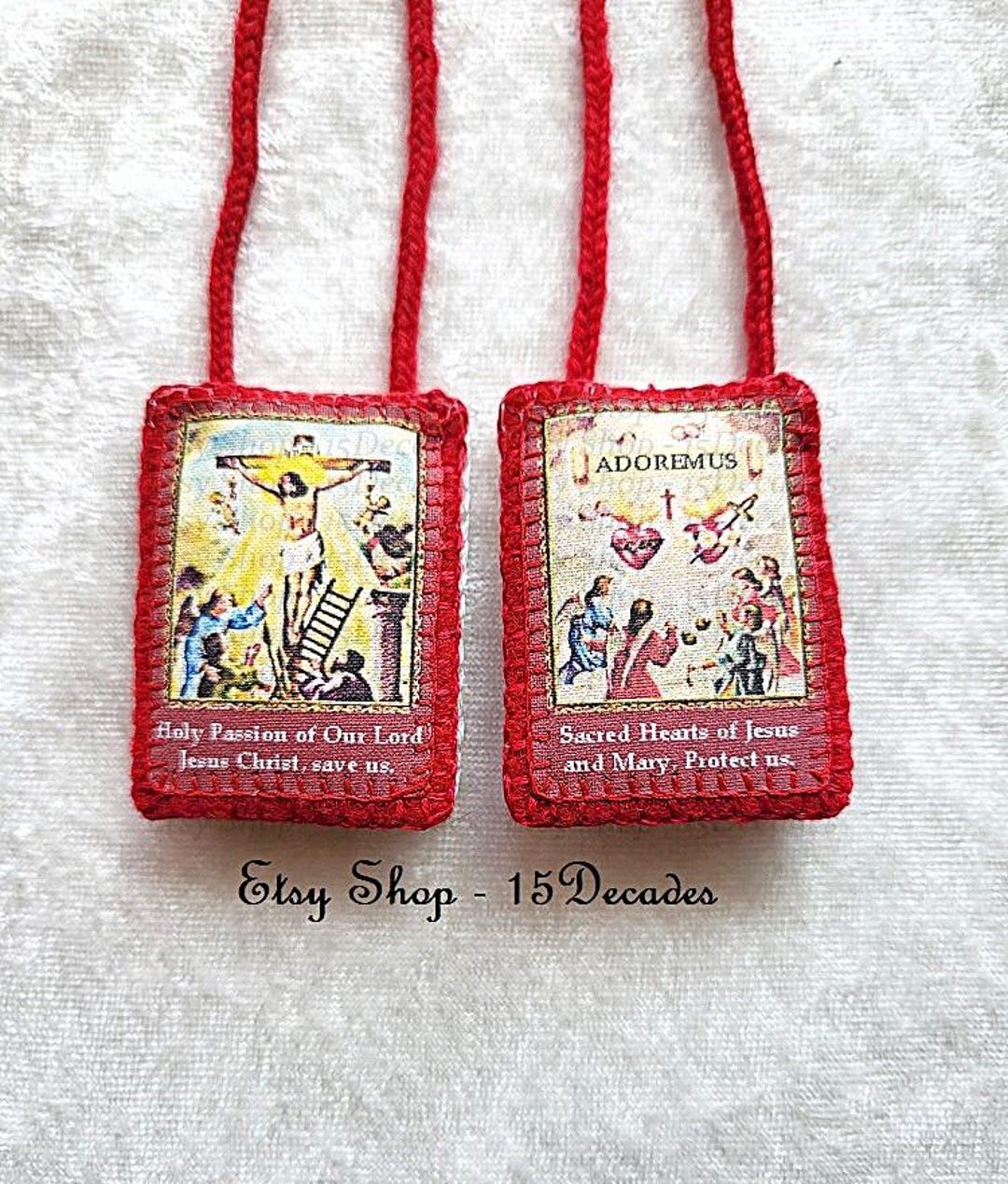 Fivefold, Five-way, Redemptorist Scapular - PRINTED Images - Made to ...