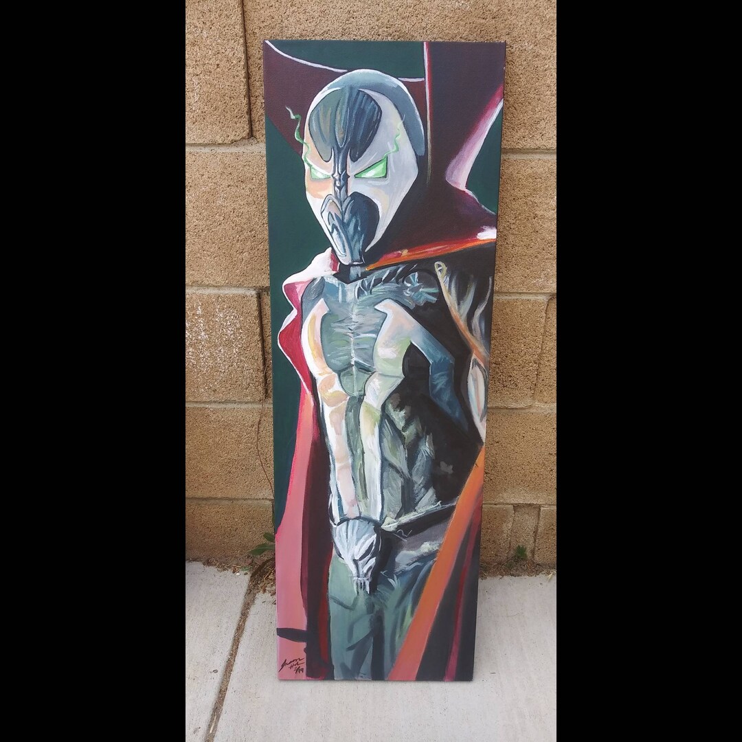 Original 1998 Movie Spawn 36x12 Acrylic on Canvas by Artist Jason Holmes - Etsy