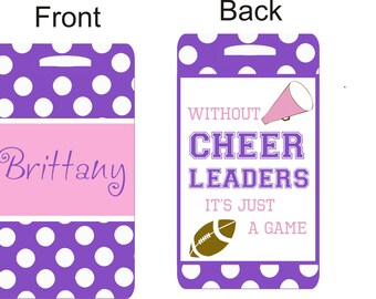 Cheer bag tag | Etsy