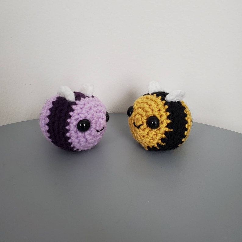 Tiny Crochet Bee Pal | Etsy