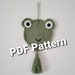 Tiny Crochet Frog Pal - Etsy